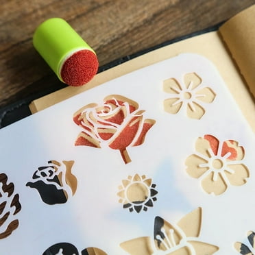 36Pcs Sponge Stamps Painting Sponges Kids Funny Painting Stamp Kids ...