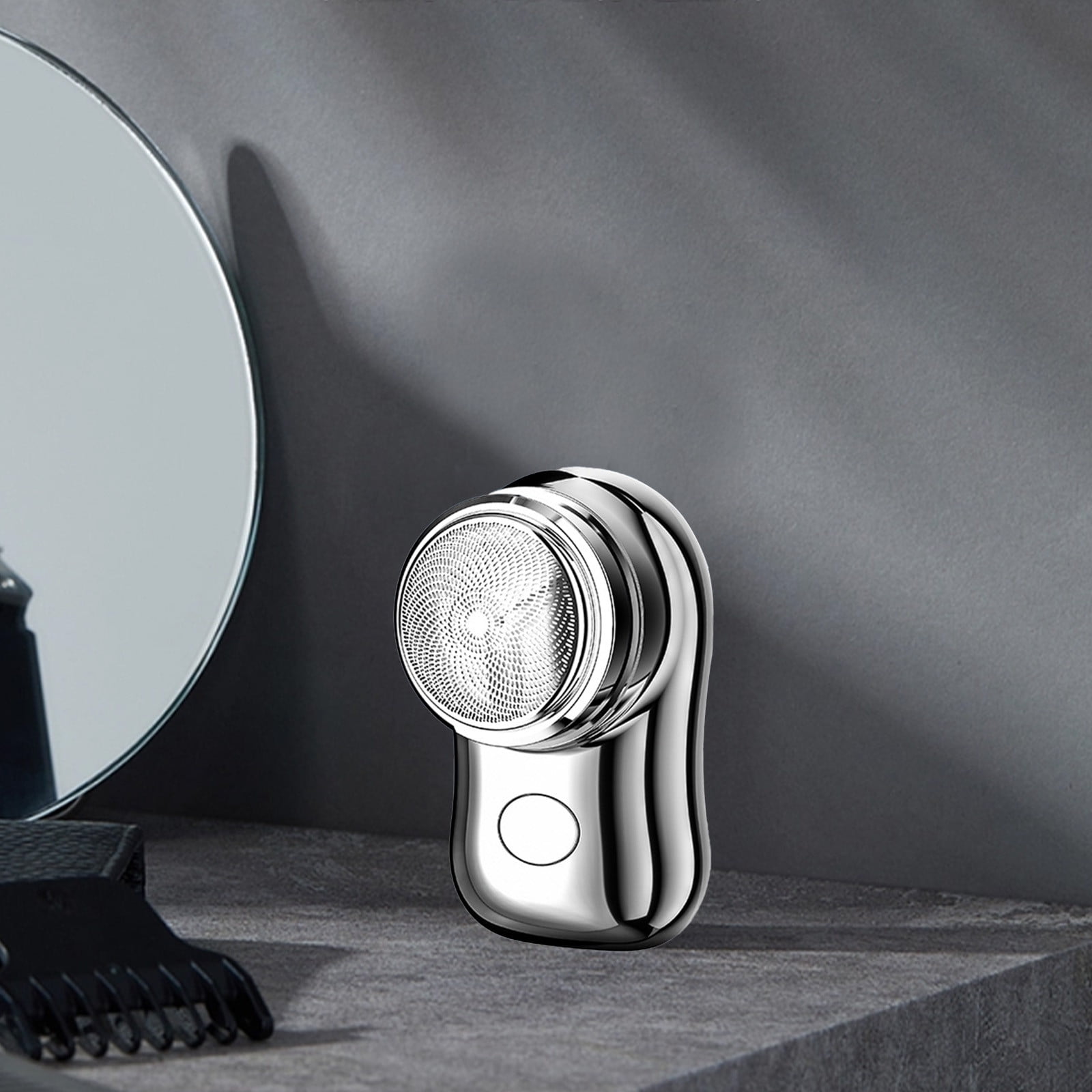 Vbvc Electric Shaver For Men Pocket Size Mini Portable Shaver Wet And