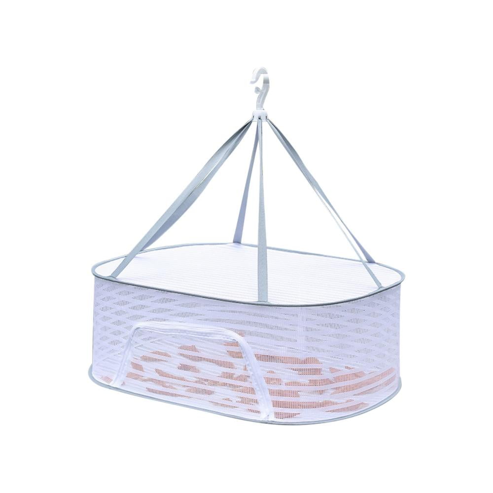 VBVC Flat Clothes Drying Rack - Foldable Mesh Clothes Flat Drying Rack ...