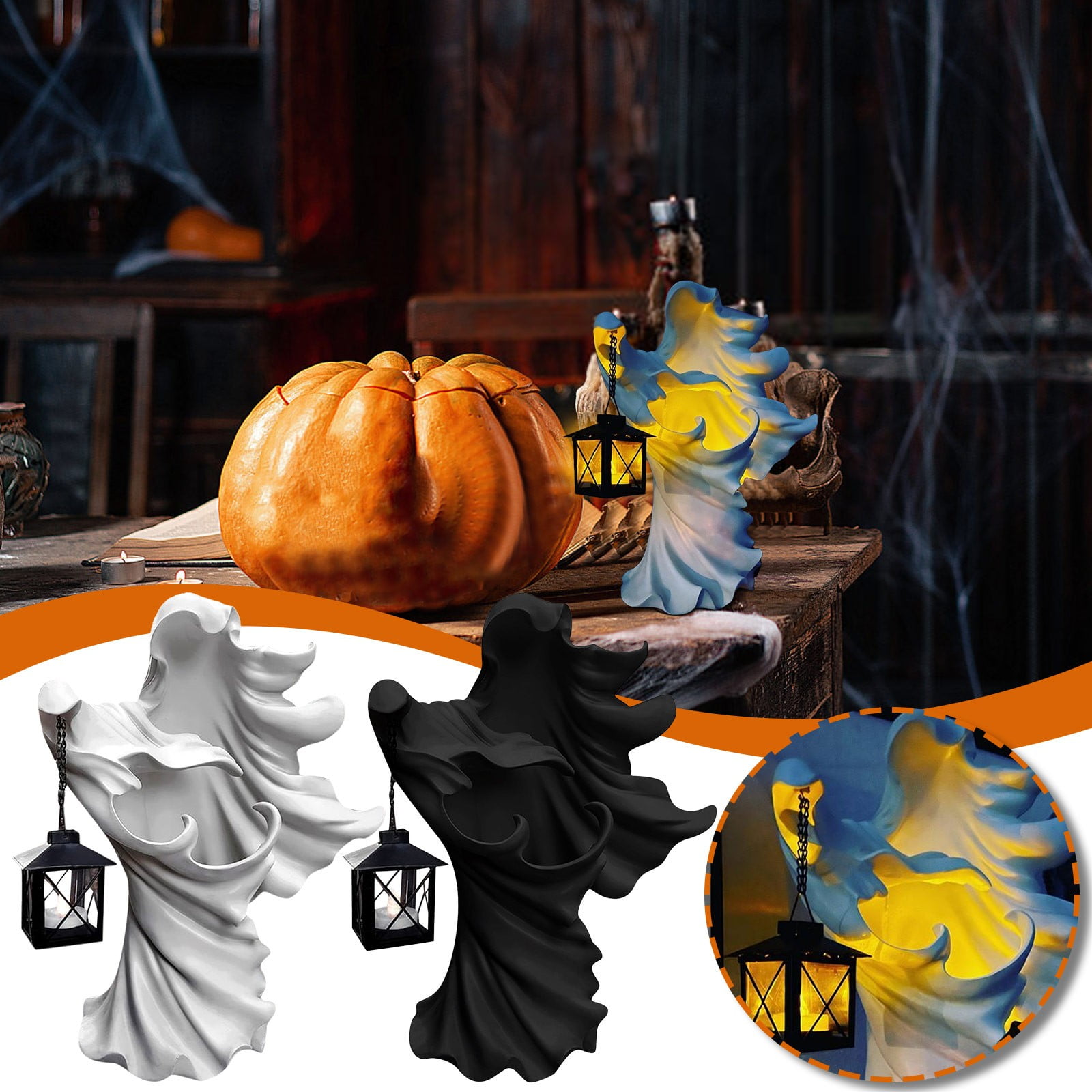 VBVC Hell'S Messenger with Lantern- 2023 Upgraded Halloween Witch ...