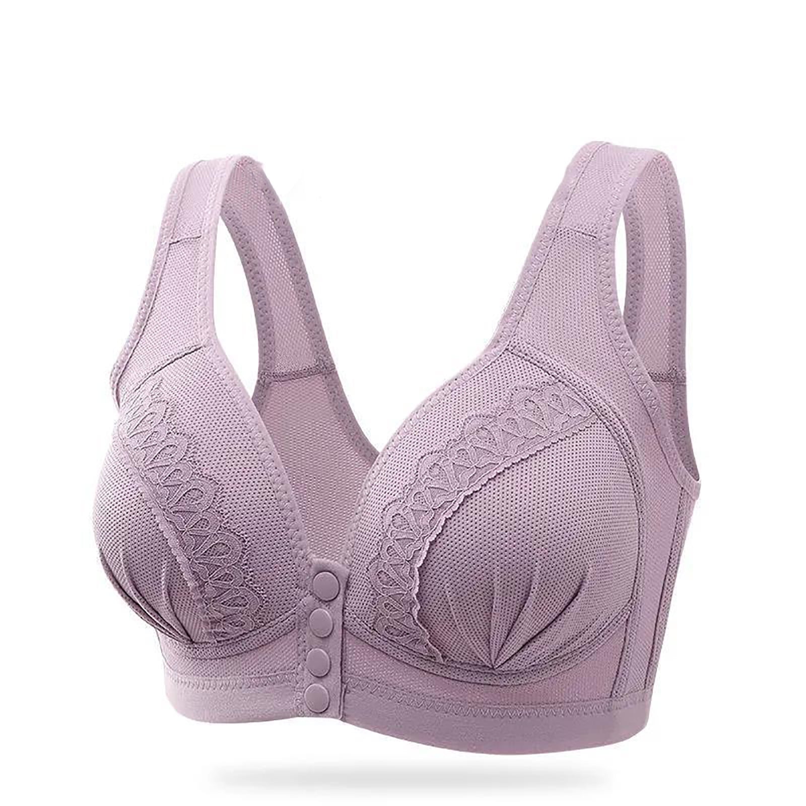 VBVC New Womens Plus Size Bras Clearance Wire Free Underwear One Piece ...