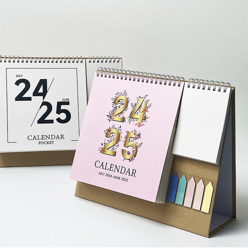 VBVC Office Desktop Calendar 2024-2025 English Clock In Multi ...