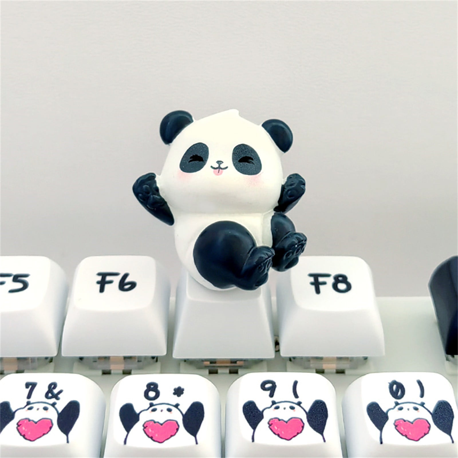 VBVC Pandas Personalized Keycaps Three-Dimensional Mechanical Keyboard ...