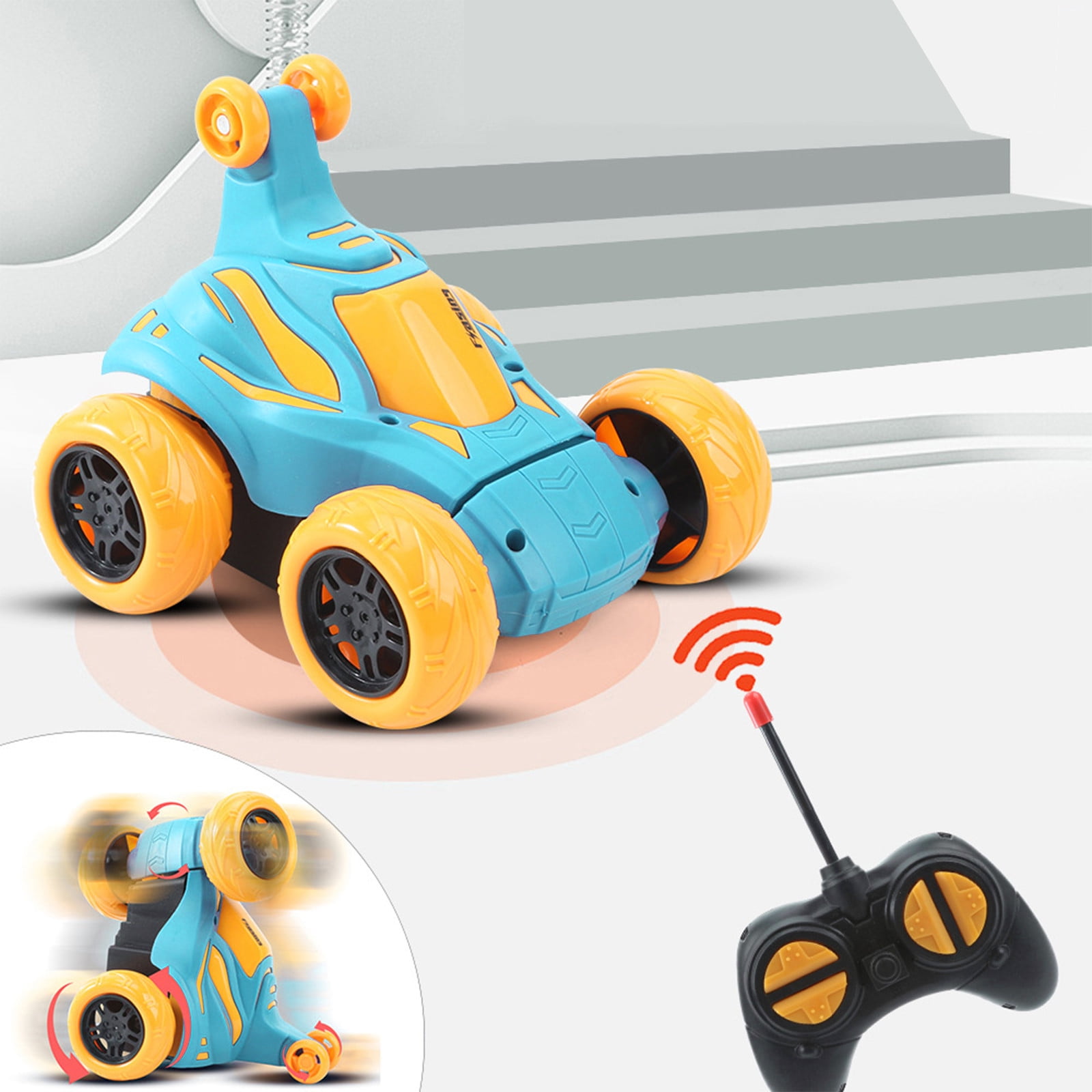 VBVC Remote Control Car,Rc Stunt Car Invincible 360°Rolling Twister ...