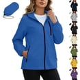 VBVC Women's Packable Waterproof Hooded Rain Jacket, Travel Outdoor ...