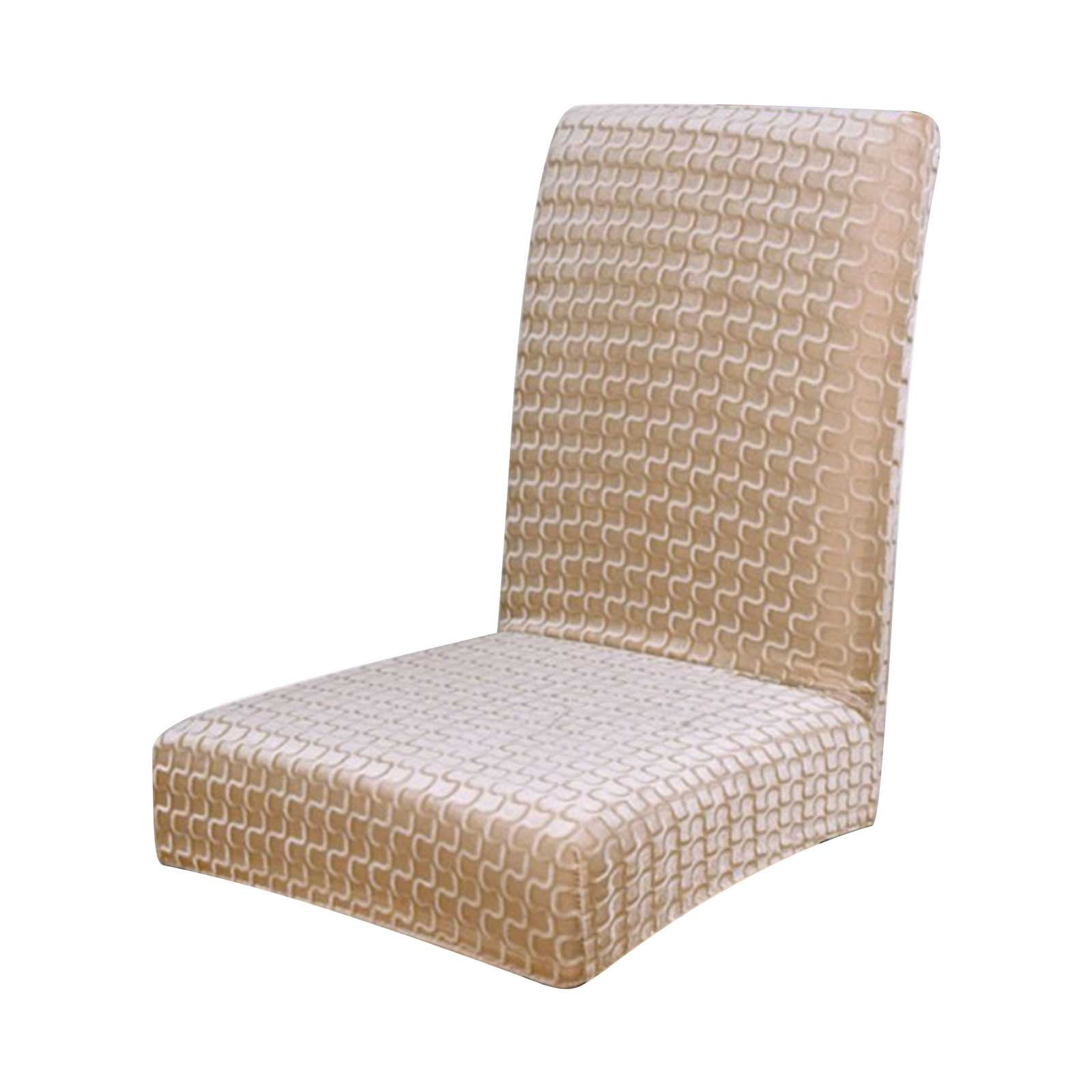 VBXAOE Stretchy and Elegant Chair Covers for Dining and Hotel Elastic ...