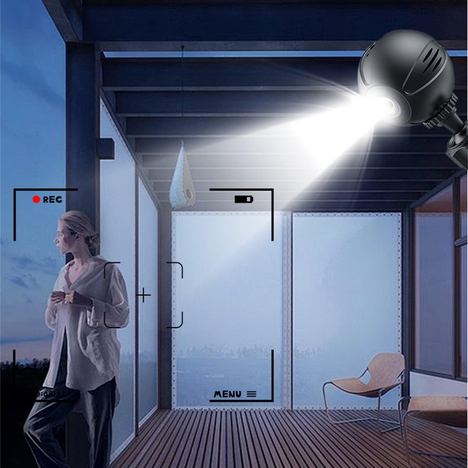 VBXOAE 1080P HD Home Security Camera with WiFi,Night Vision,Motion ...