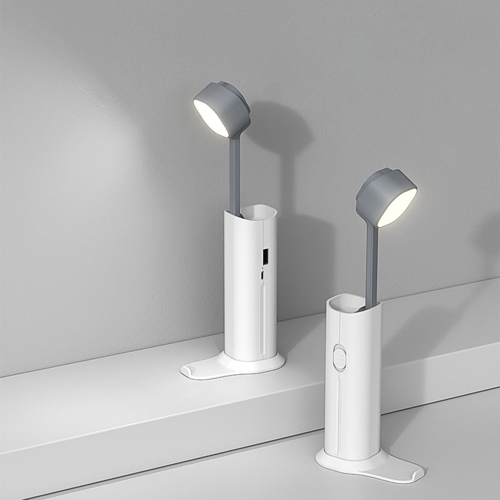 VBXOAE 1200mAh Portable Power Bank & USB Table Lamp-3 Light Modes ...