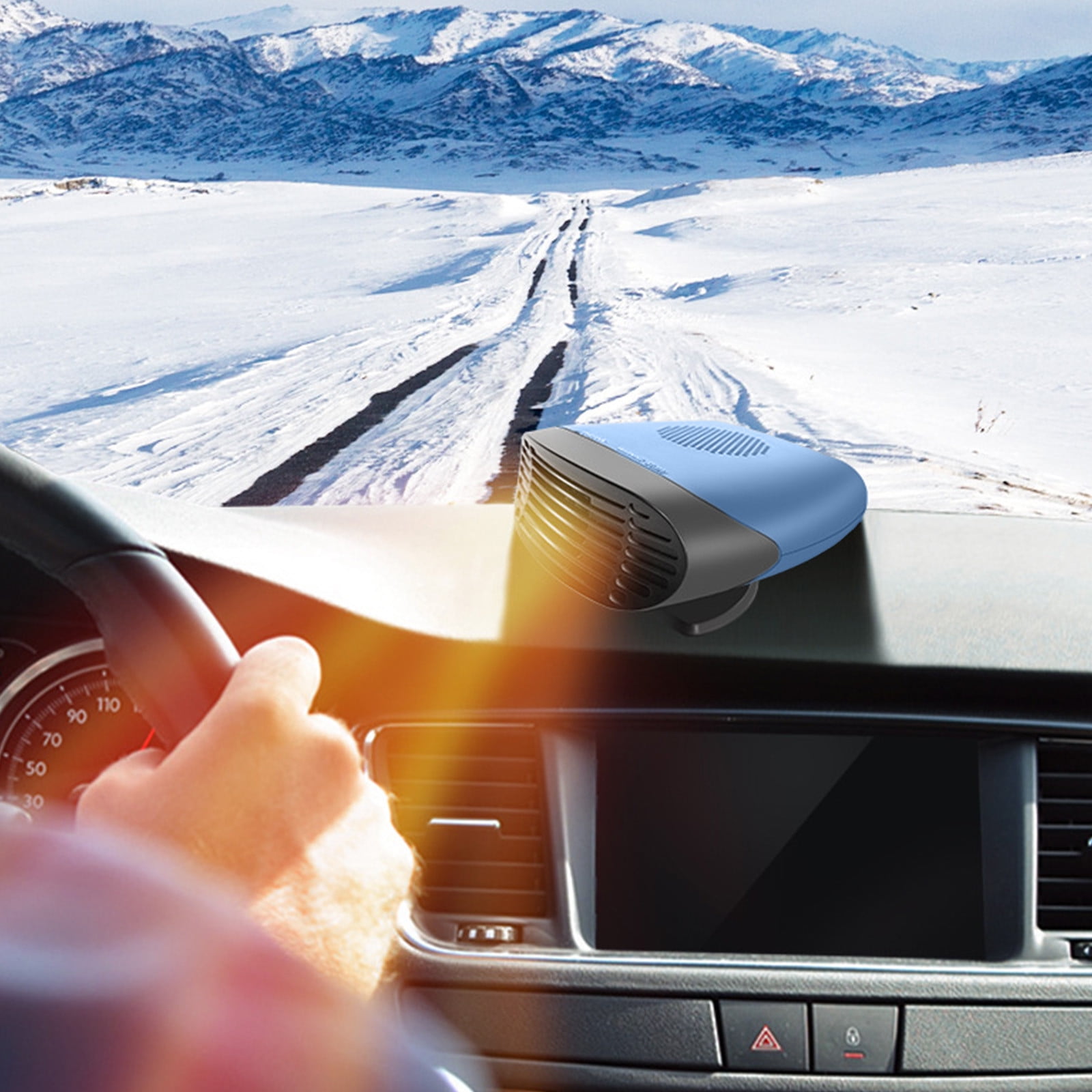 VBXOAE 12V/24V Car Heater for Defrosting and Defogging with 360-Degree ...