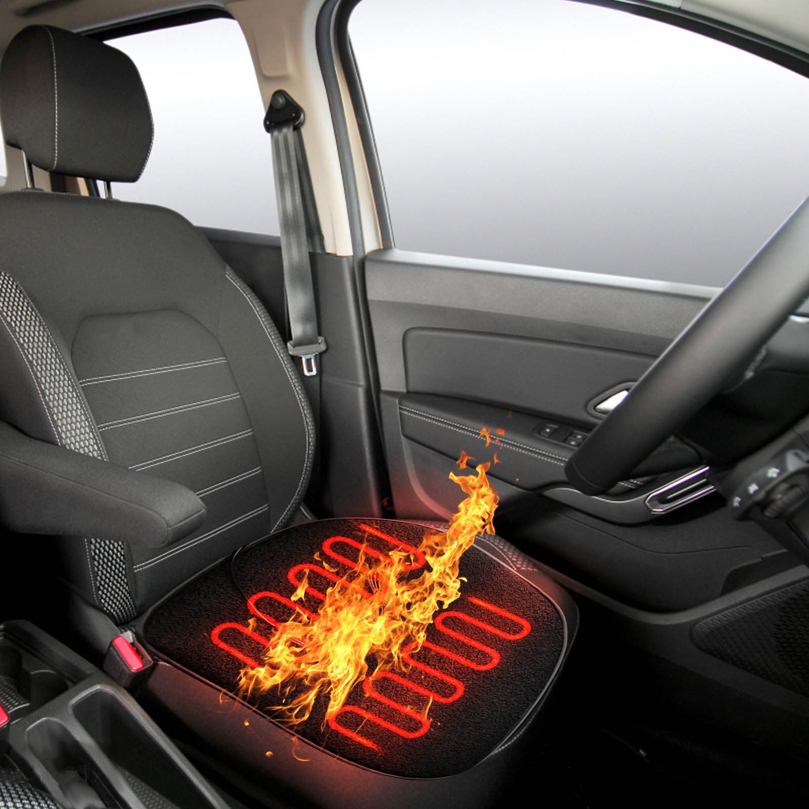 Customer reviews for VBXOAE 12V/USB Portable Car Heating Pad with 3 ...