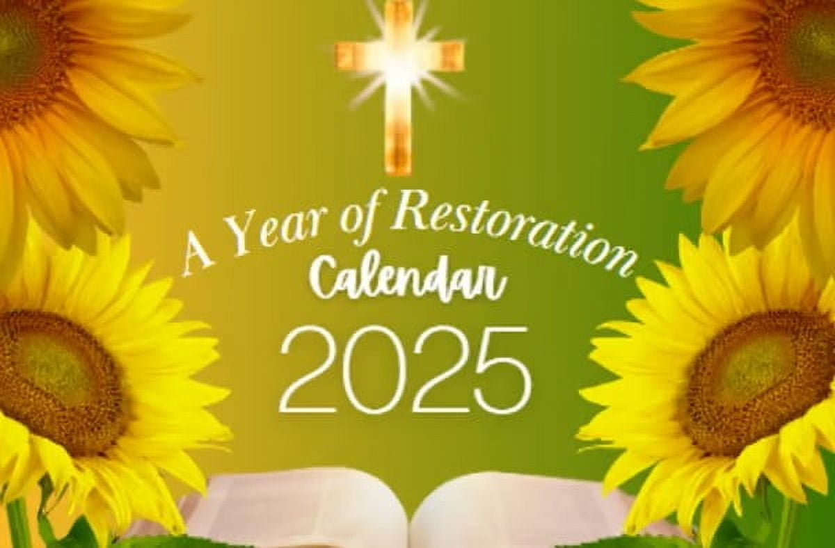 VBXOAE 2025 A Year of Restoration Calendar Inspirational Wall Calendar ...