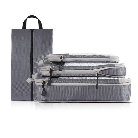 VBXOAE 4 PCS Expandable Space Saving Packing Cubes for Suitcases,Travel ...