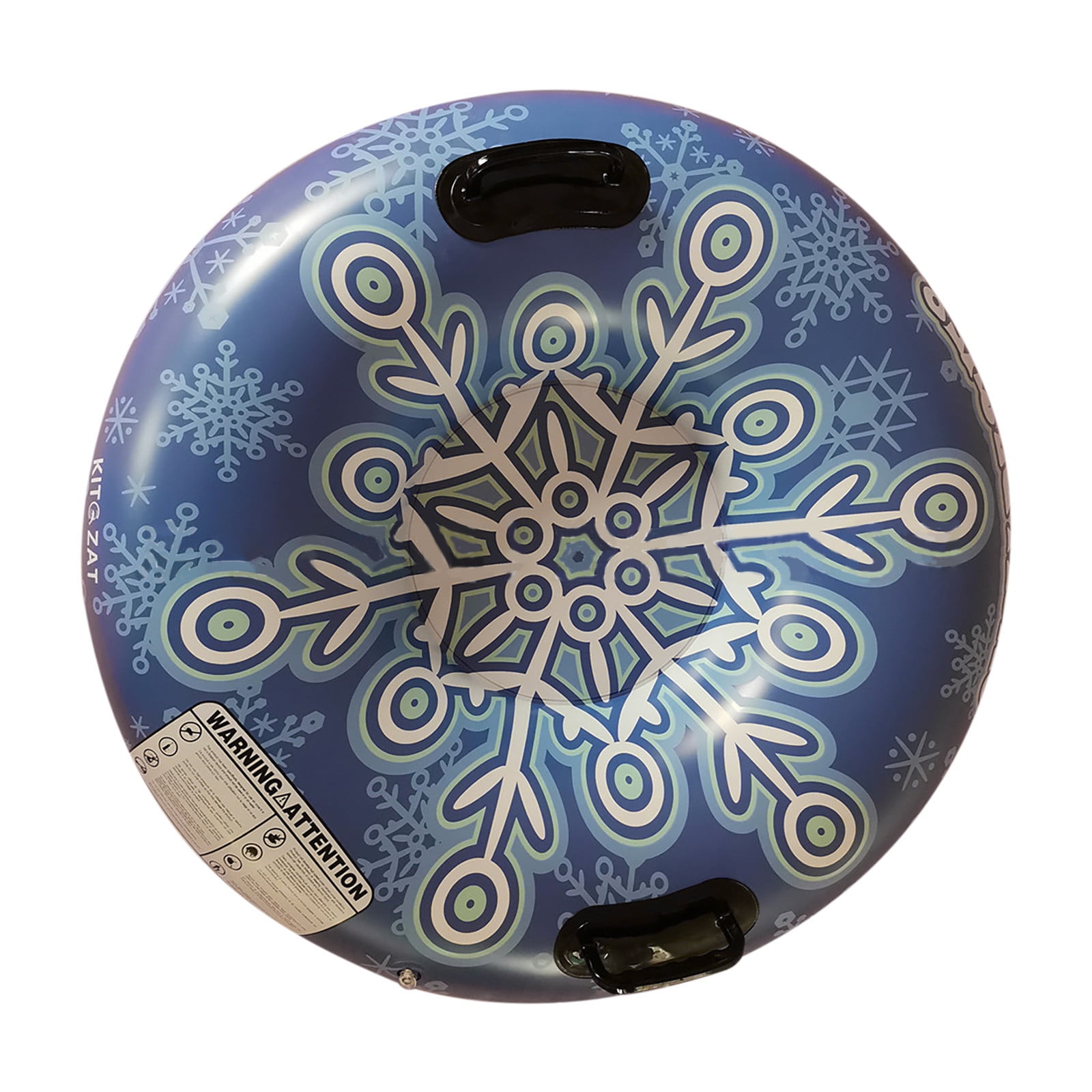 VBXOAE 35.4 Inch Heavy Duty Inflatable Snow Tube Supports Up to 600 ...