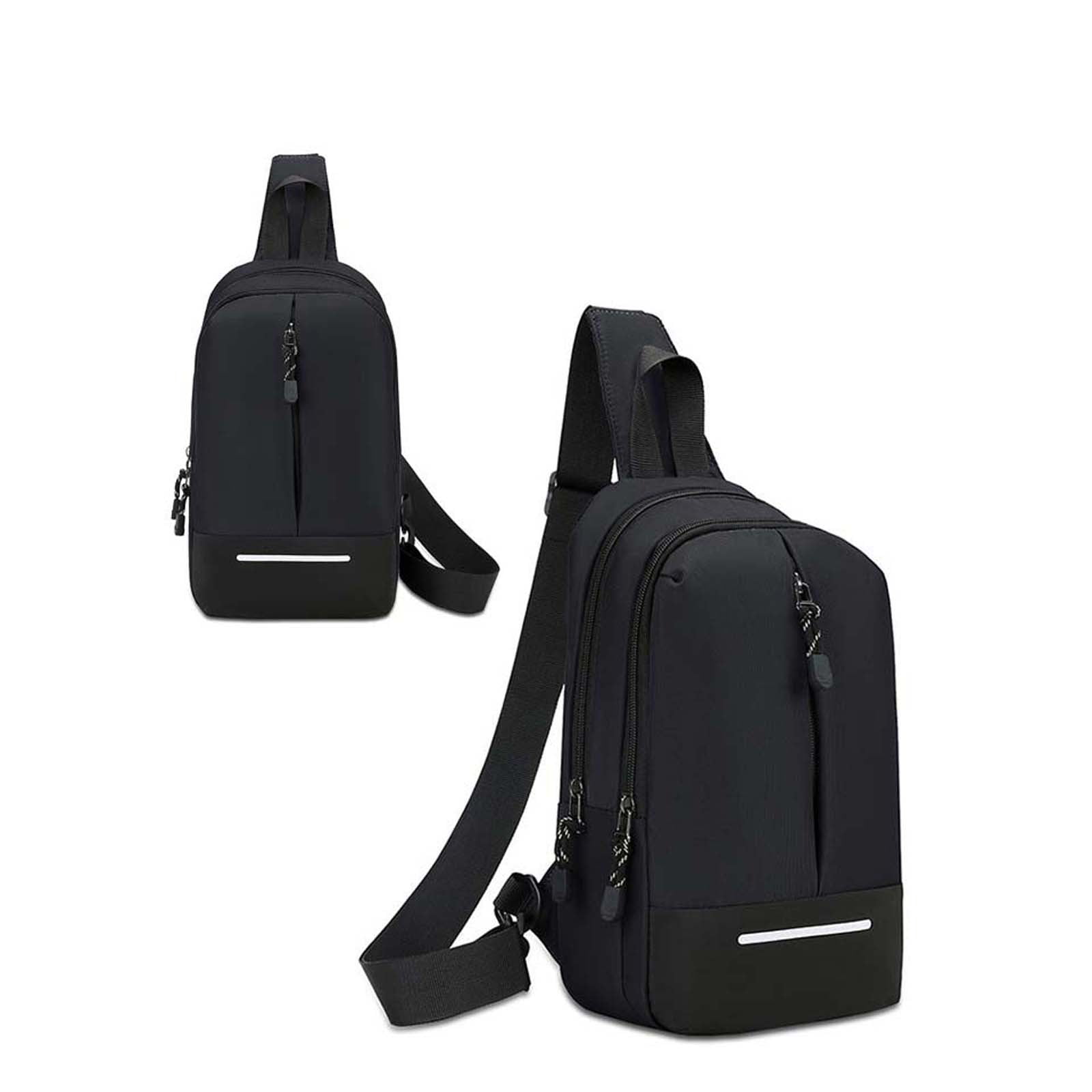 VBXOAE Anti Theft USB Charging Shoulder Bag for Men with Multi Functional Storage Breathable ...