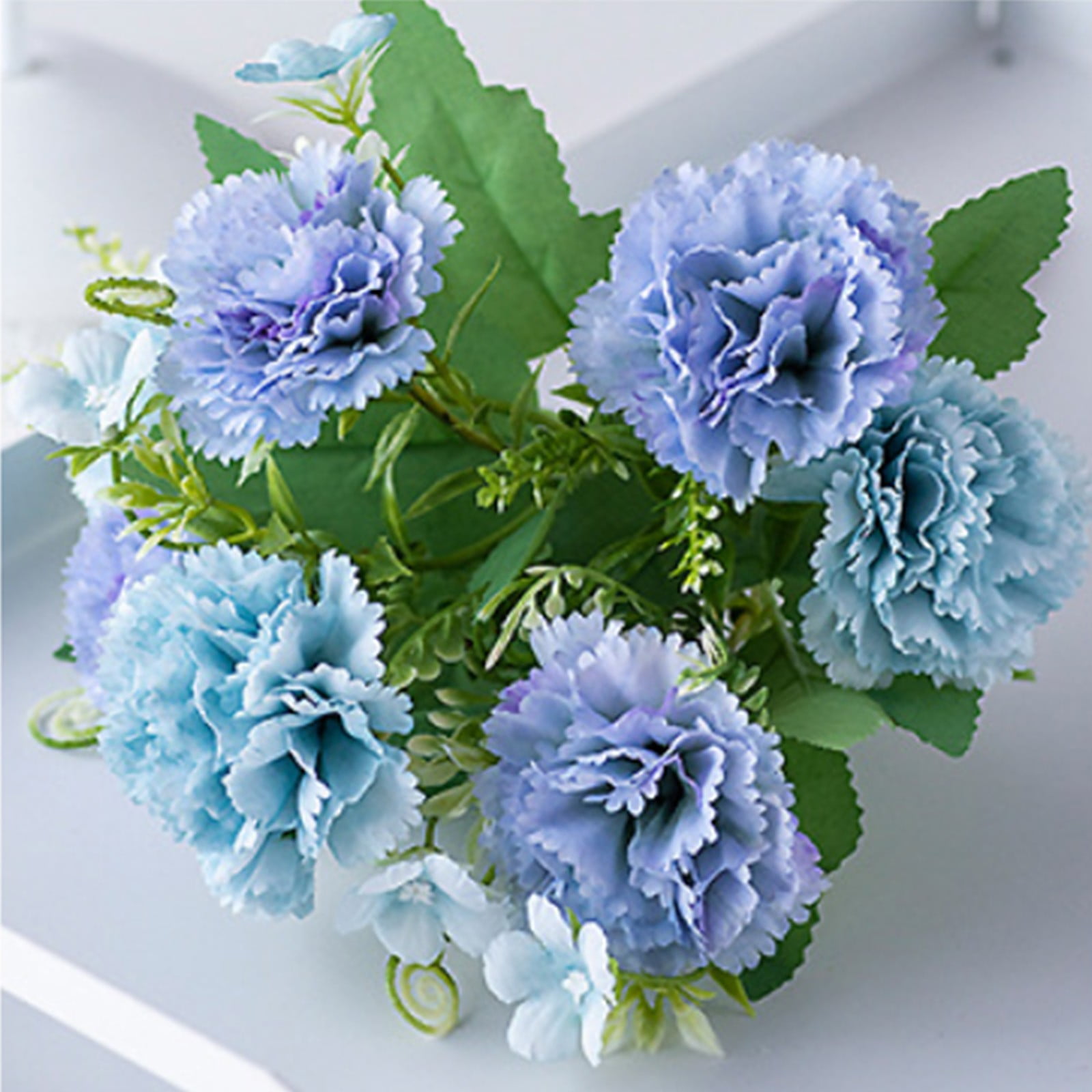 VBXOAE Artificial Carnation Bouquet for Celebrations and Decor Silk ...
