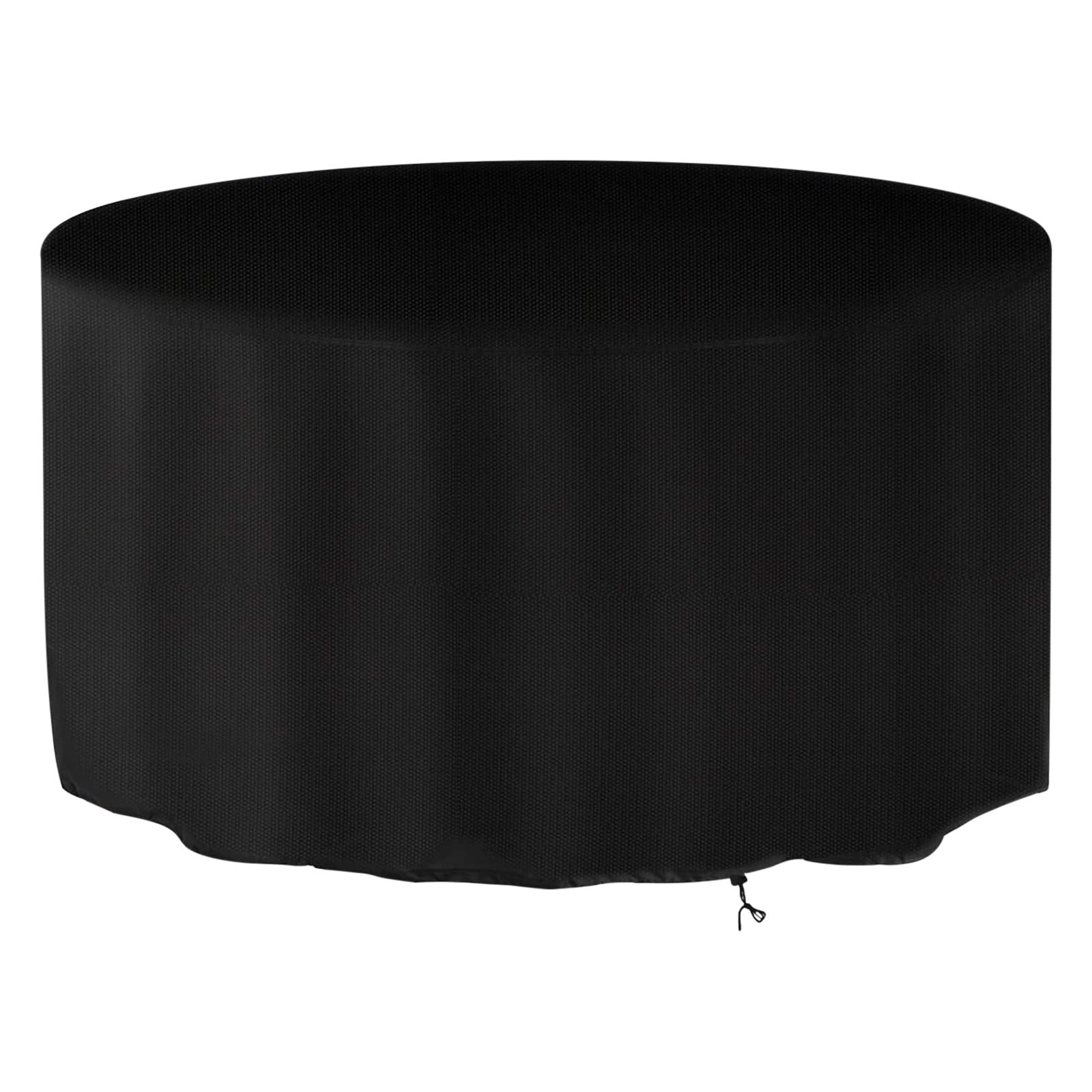 VBXOAE Black Heavy Duty Round Patio Table and Chair Cover Protected ...