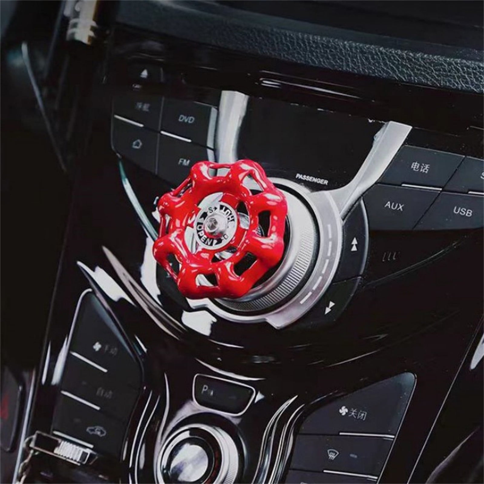 VBXOAE Car Engine Start Stop Button Cover Full Metal Decorative Push to ...