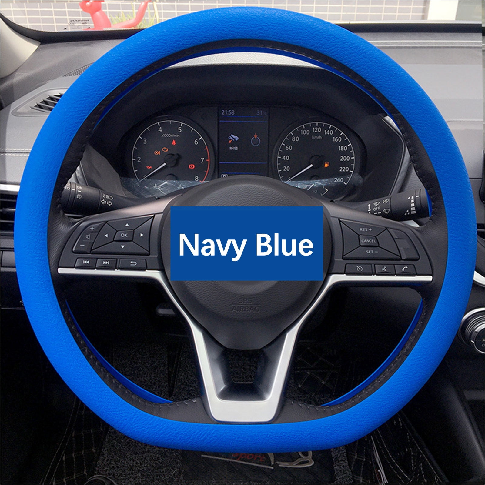 VBXOAE Car Steering Wheel Cover Non Slip Wear Car Steering Wheel ...