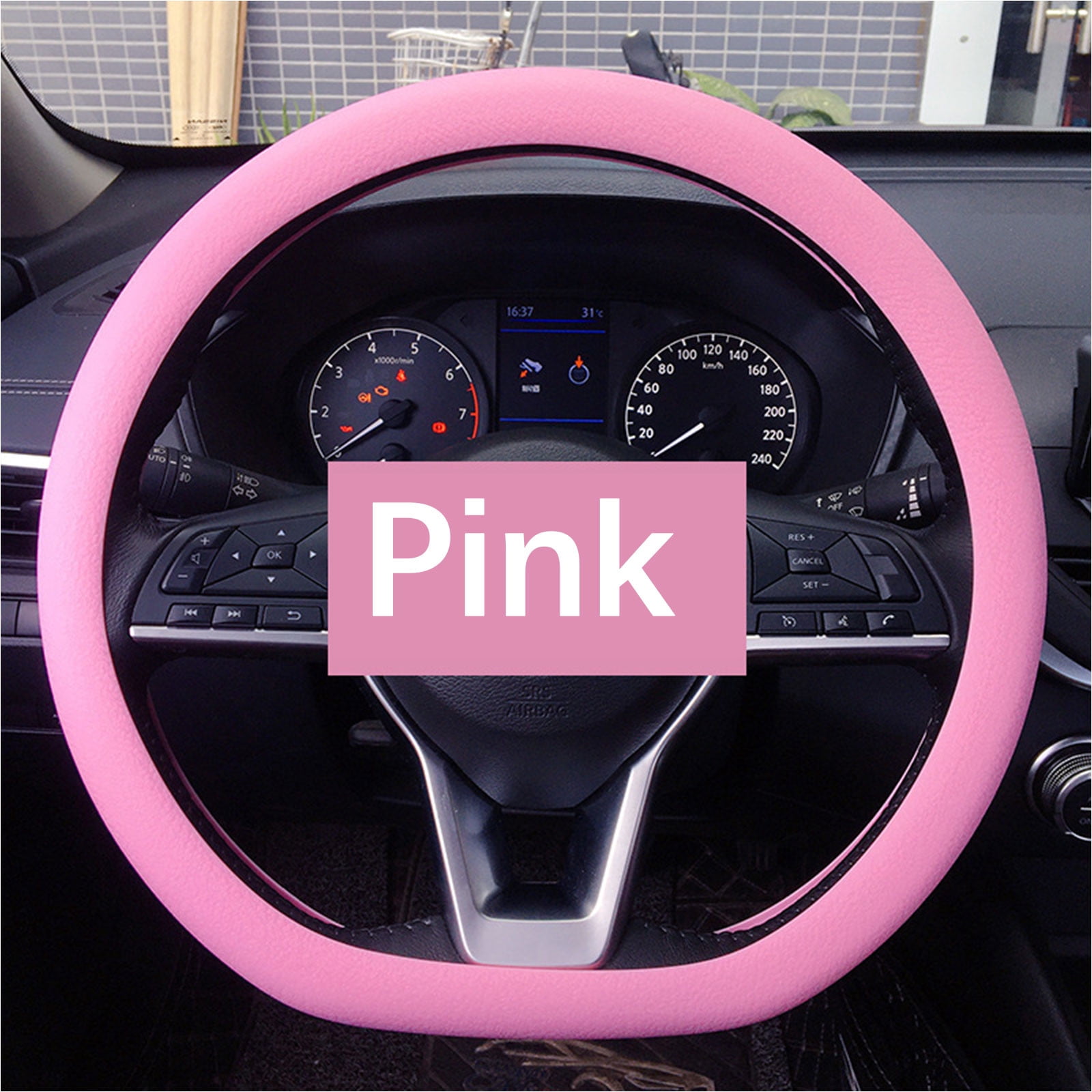 VBXOAE Car Steering Wheel Cover Non Slip Wear Car Steering Wheel ...