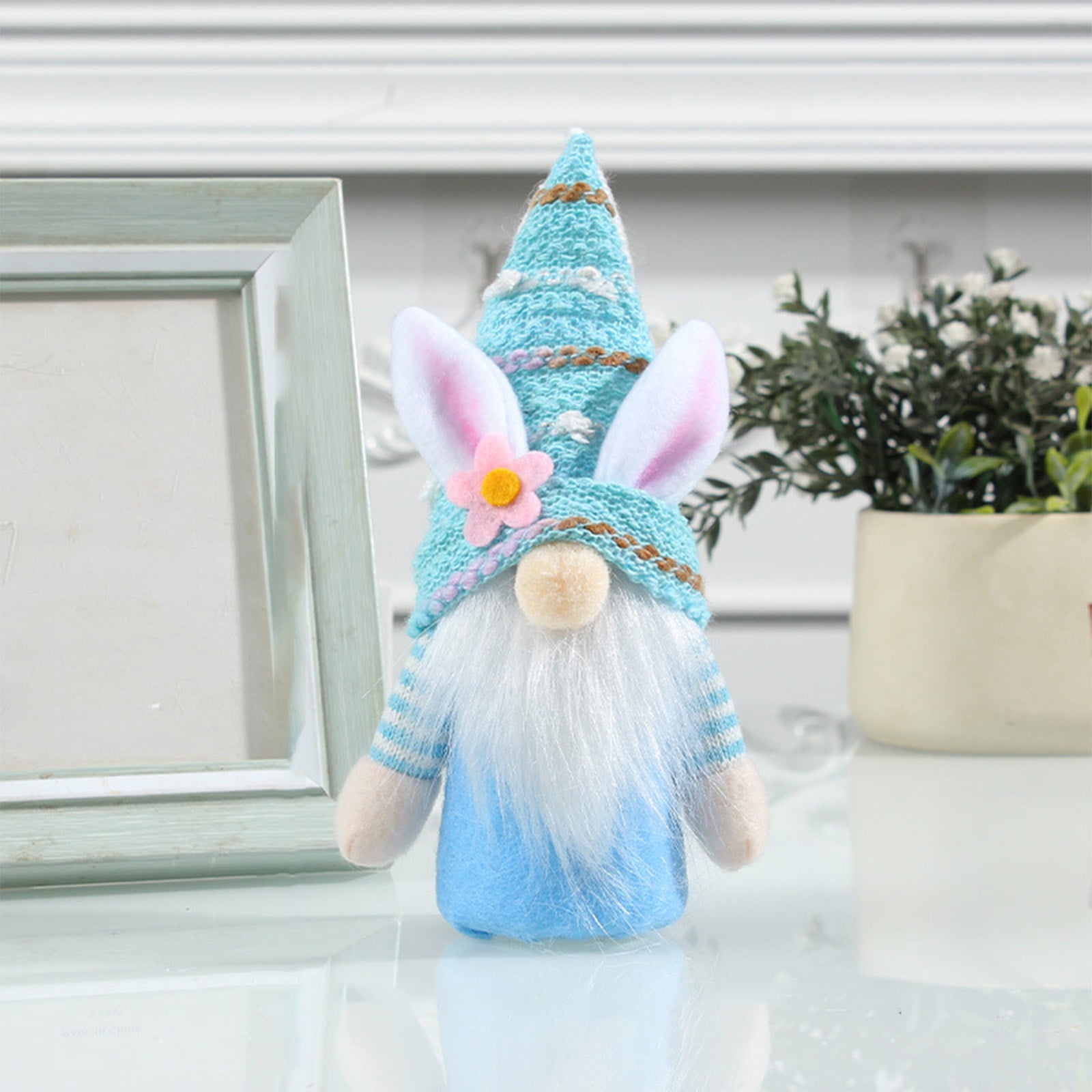VBXOAE Charming Faceless Doll with Luminous Feature Suit for Easter and ...