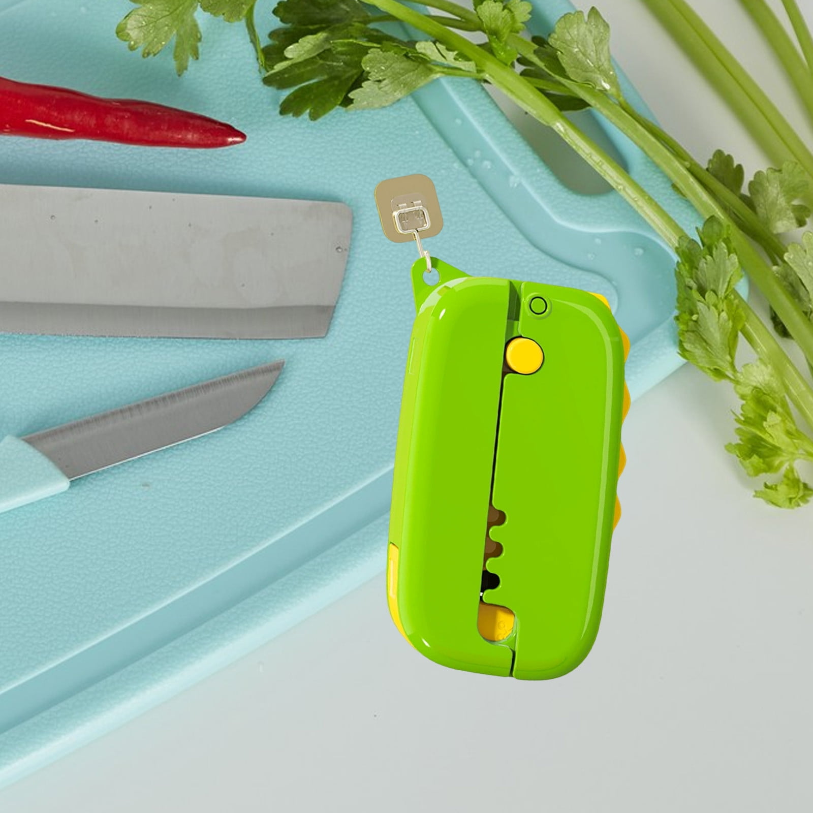 VBXOAE Double Sided Non Slip Knife Sharpener with Ergonomic Base for ...