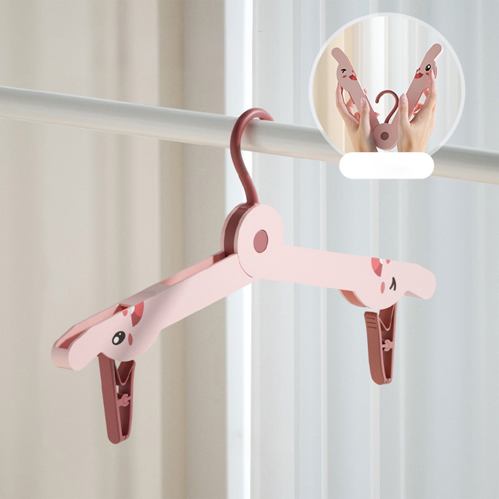 VBXOAE Foldable Portable Multifunctional Hanger Space Saving Organizer ...