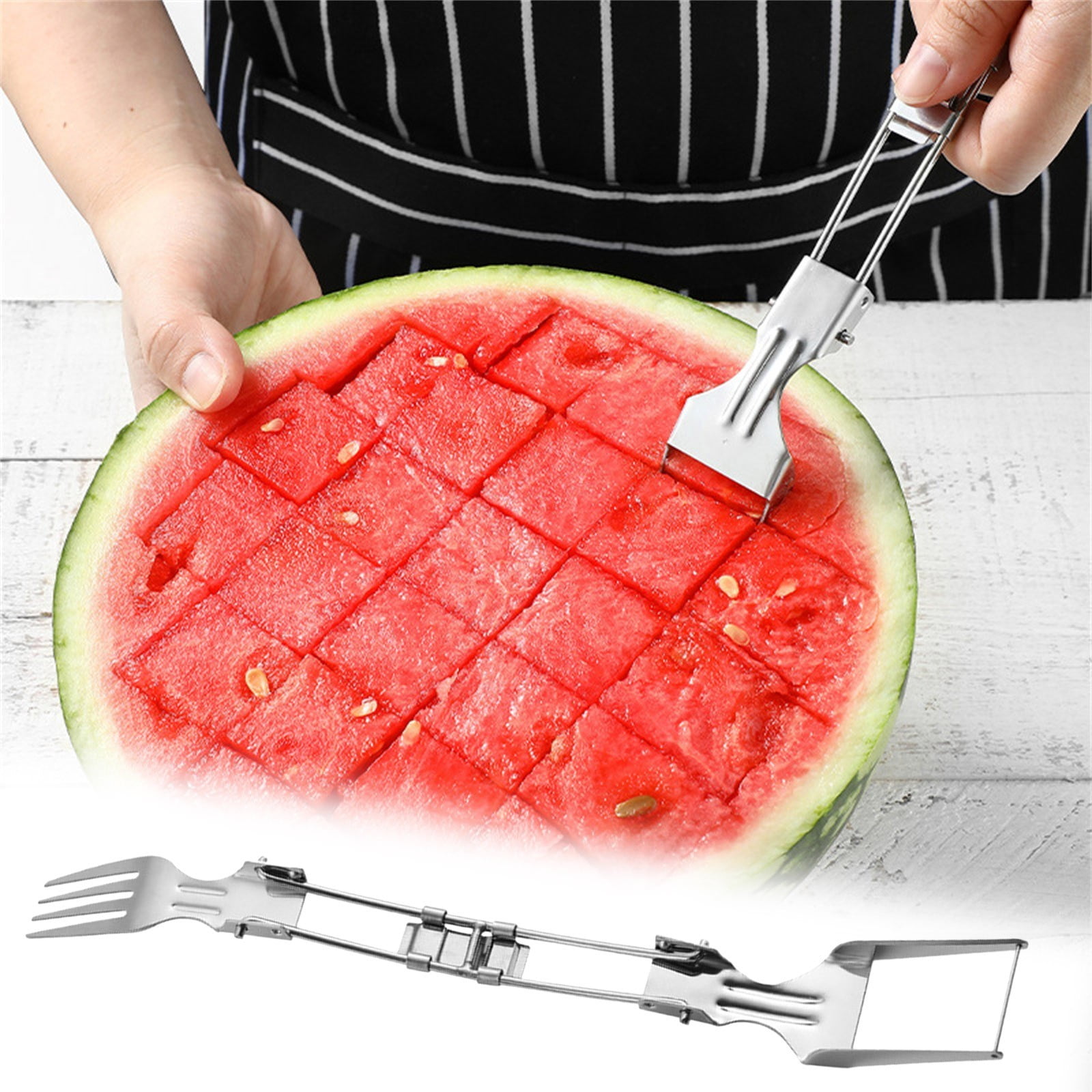 VBXOAE Folding Multi Functional Watermelon Cutting Tool Effortless ...