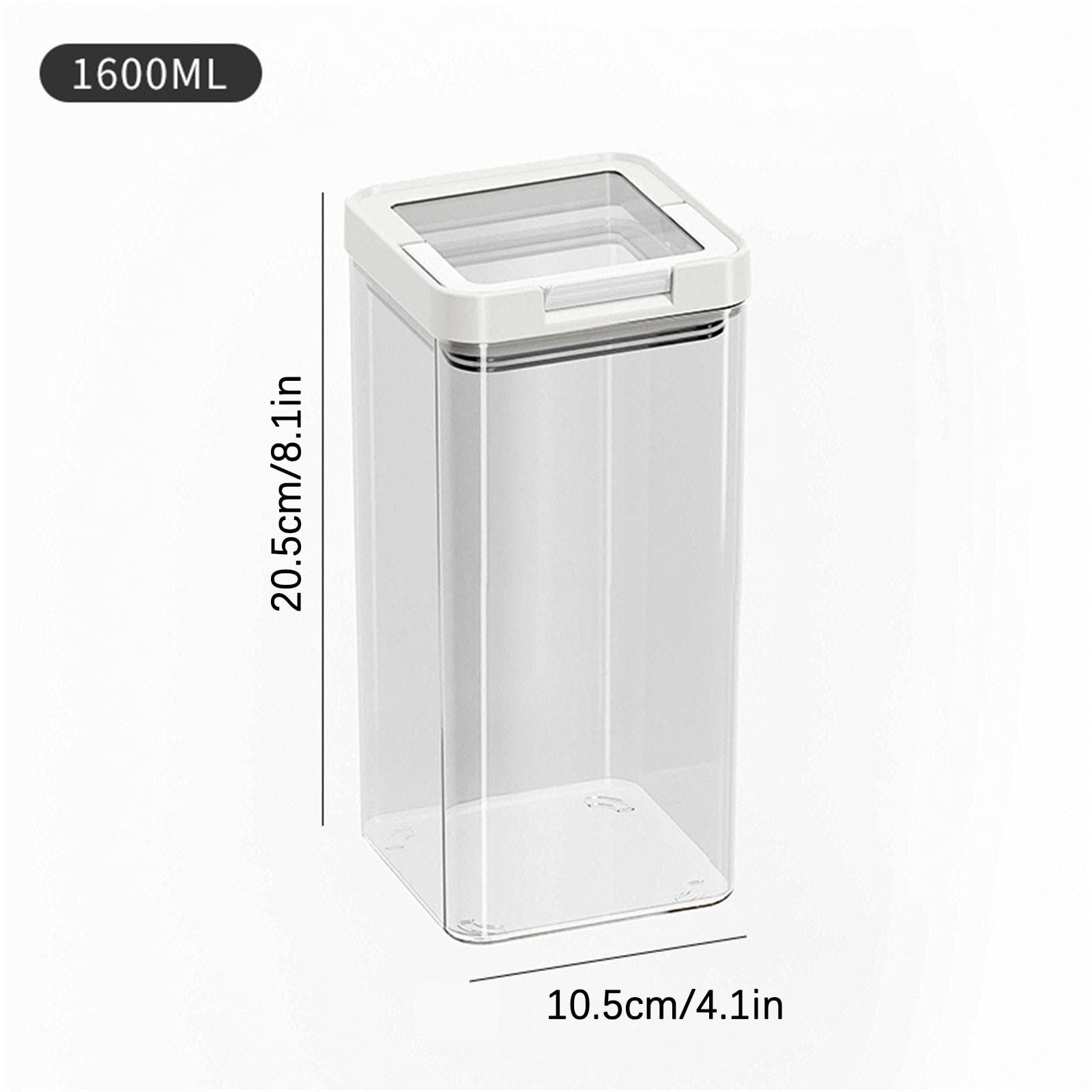 VBXOAE Food Storage Jars with Sealing Lid-Airtight Transparent ...