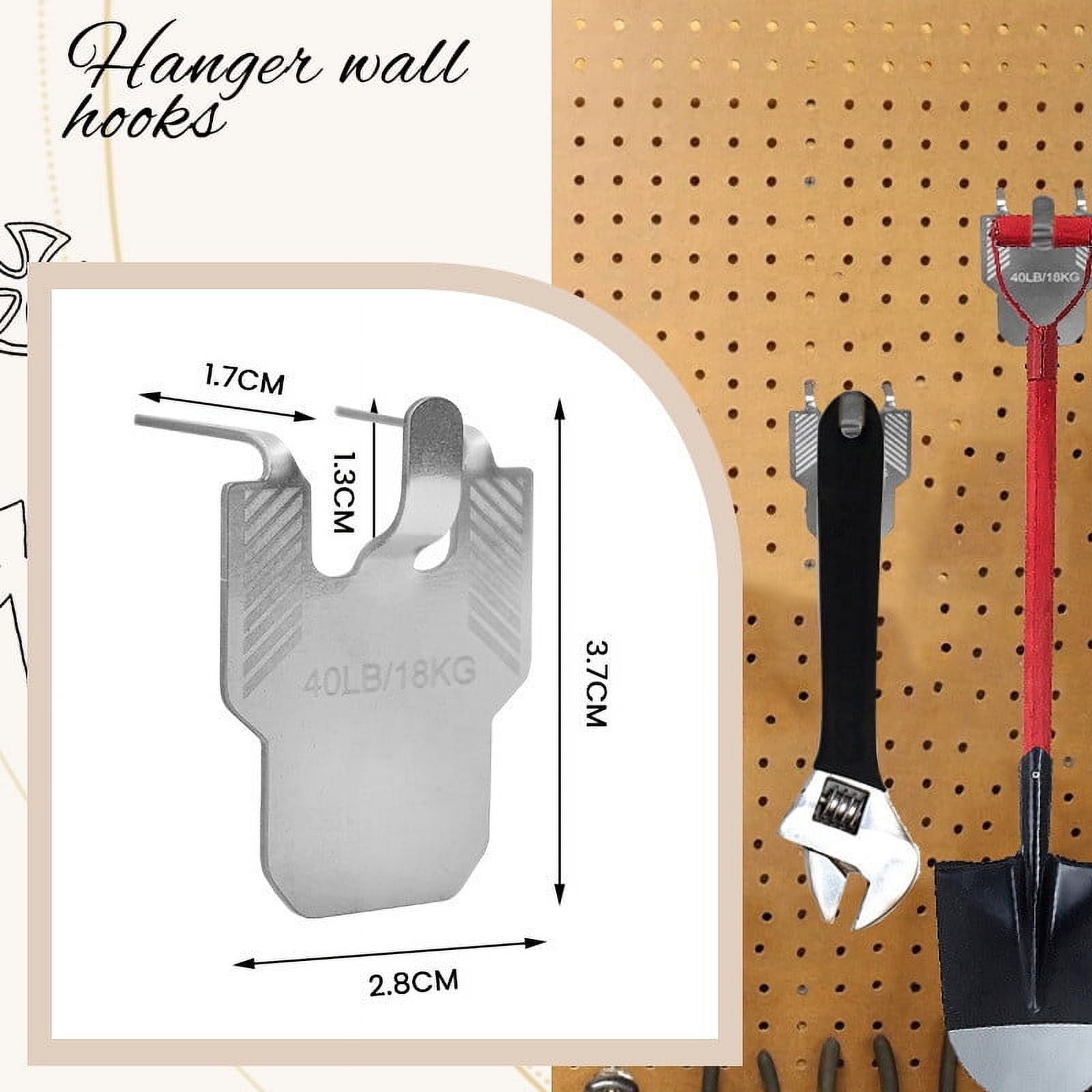 VBXOAE Heavy Duty Claw Wall Hooks for Effortless Hanging Suit for Home ...