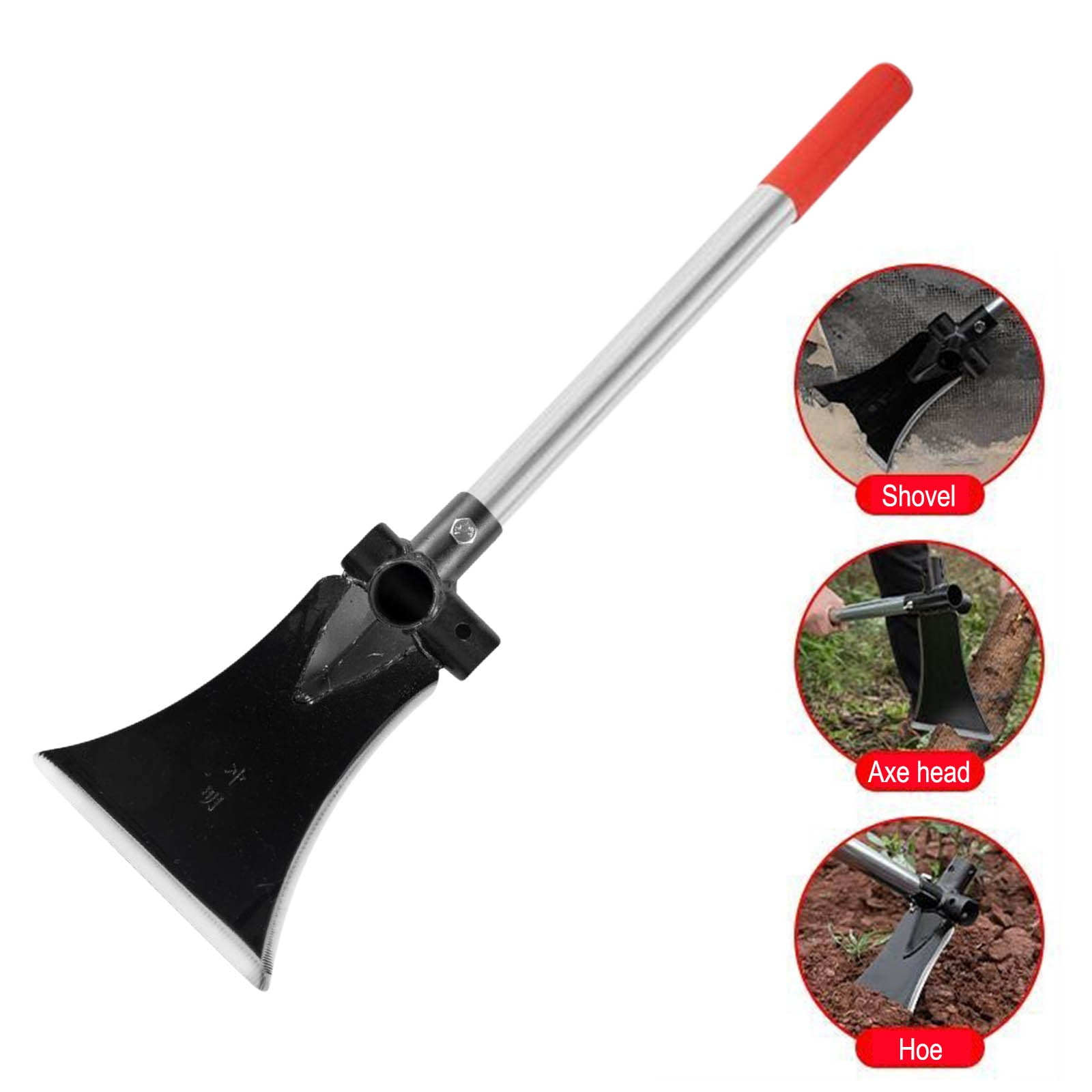 VBXOAE High Manganese Steel Agricultural Sickle Shovel-Multi-functional Garden Hoe for Weeding ...