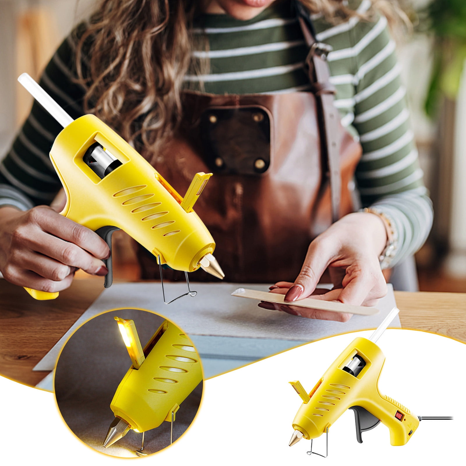 VBXOAE Industrial Hot Melt Glue with Adjustable Temperature,Enhanced ...