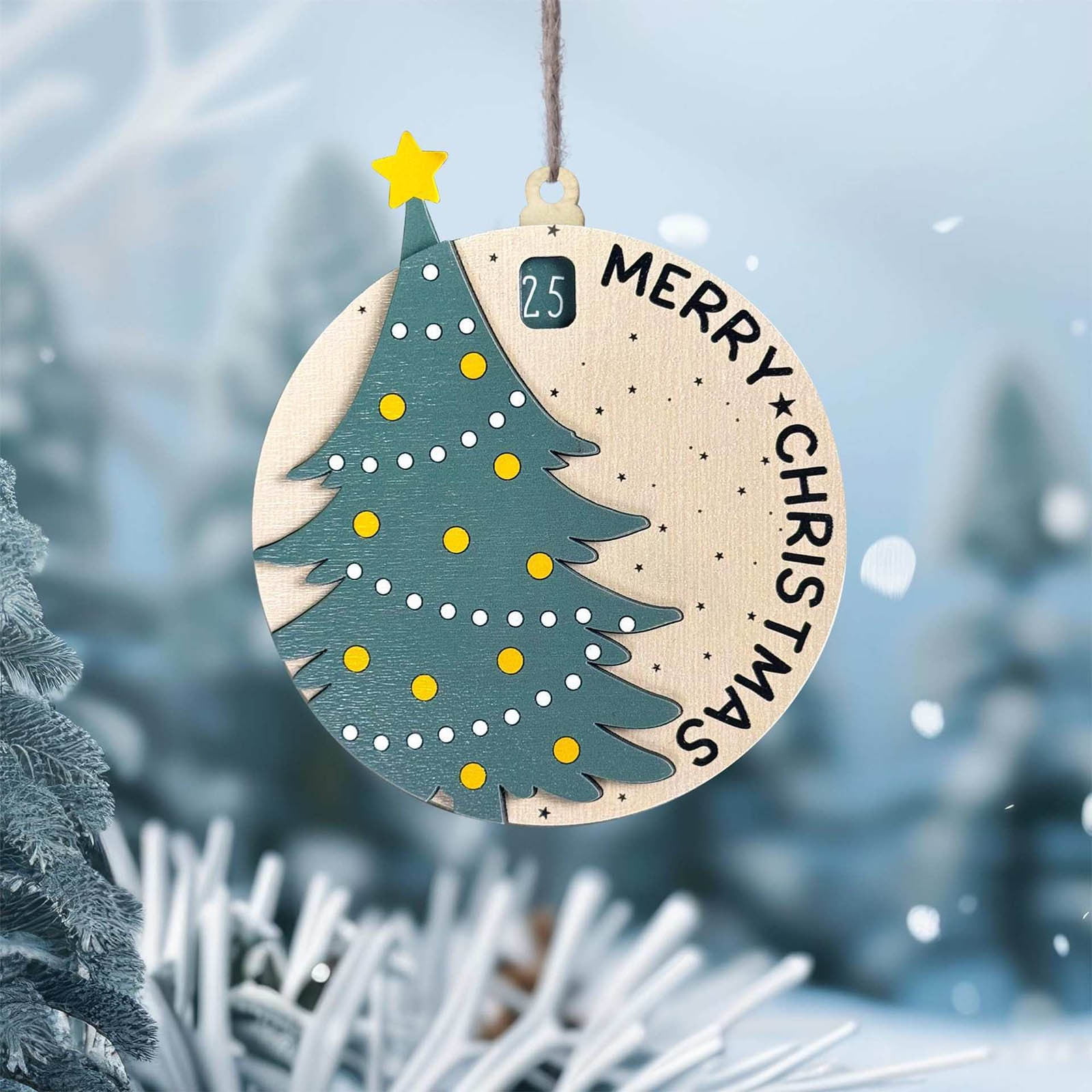 VBXOAE Interactive Christmas Slider Advent Calendar-Festive Countdown ...