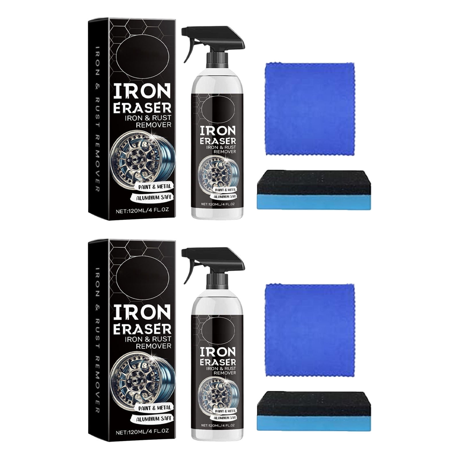 VBXOAE Iron Car Tire Rust Remover Powerful Multi Surface Rust Dissolver ...