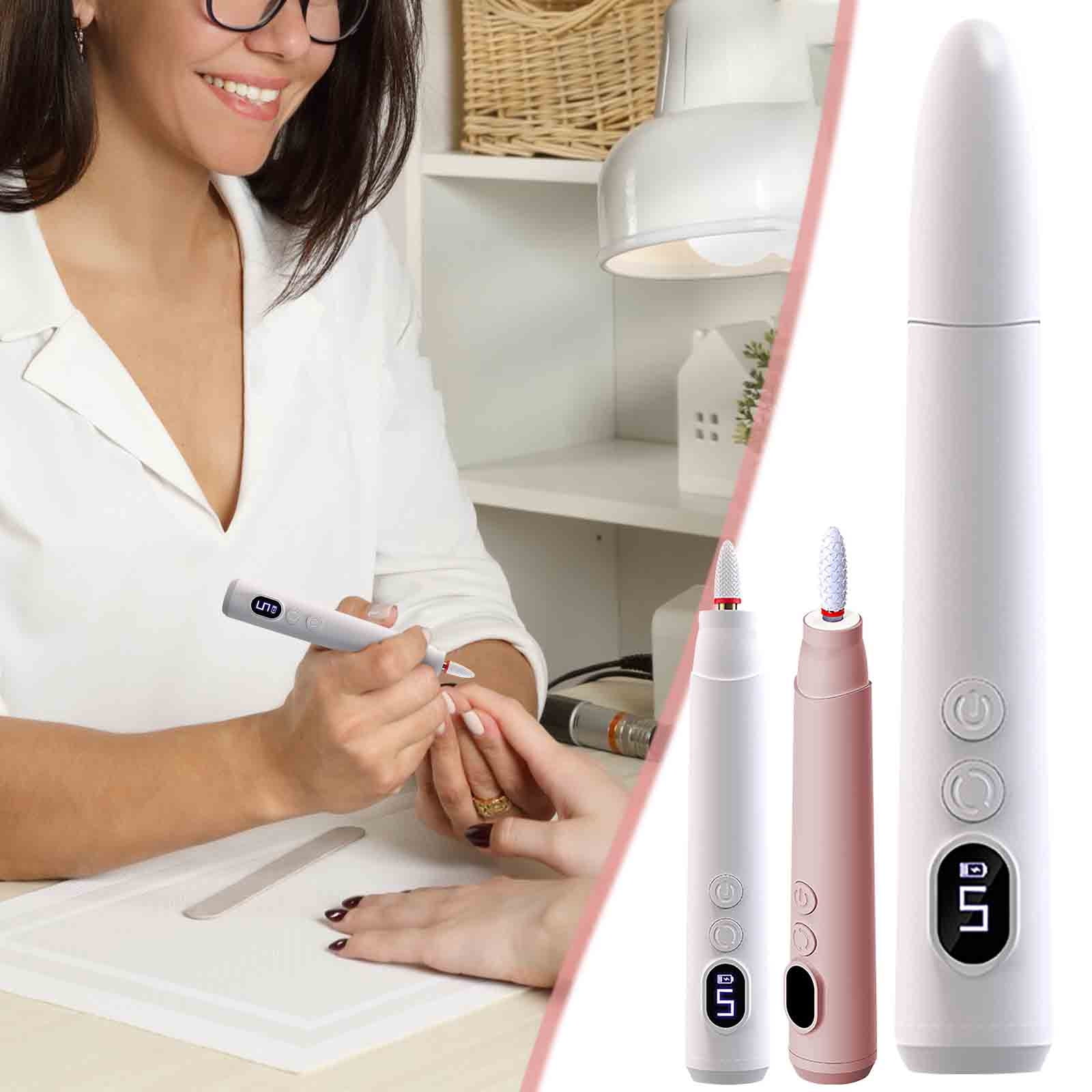 VBXOAE LED Screen Portable Manicure Nail Sander with Speed and ...