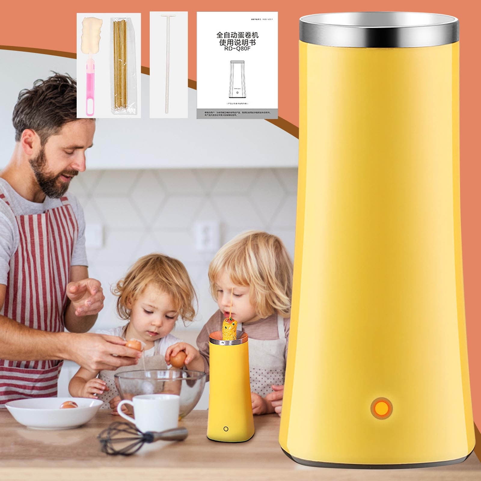 VBXOAE Multifunctional Breakfast Machine-7-Min Quick Cooker for Eggs ...