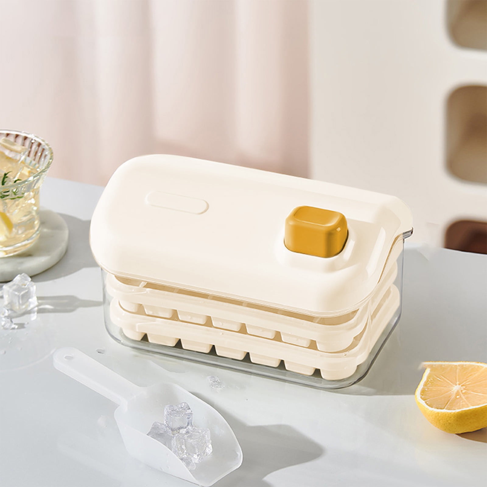 VBXOAE Originality Food Grade Ice Block Maker with Easy Demolding,Odor ...