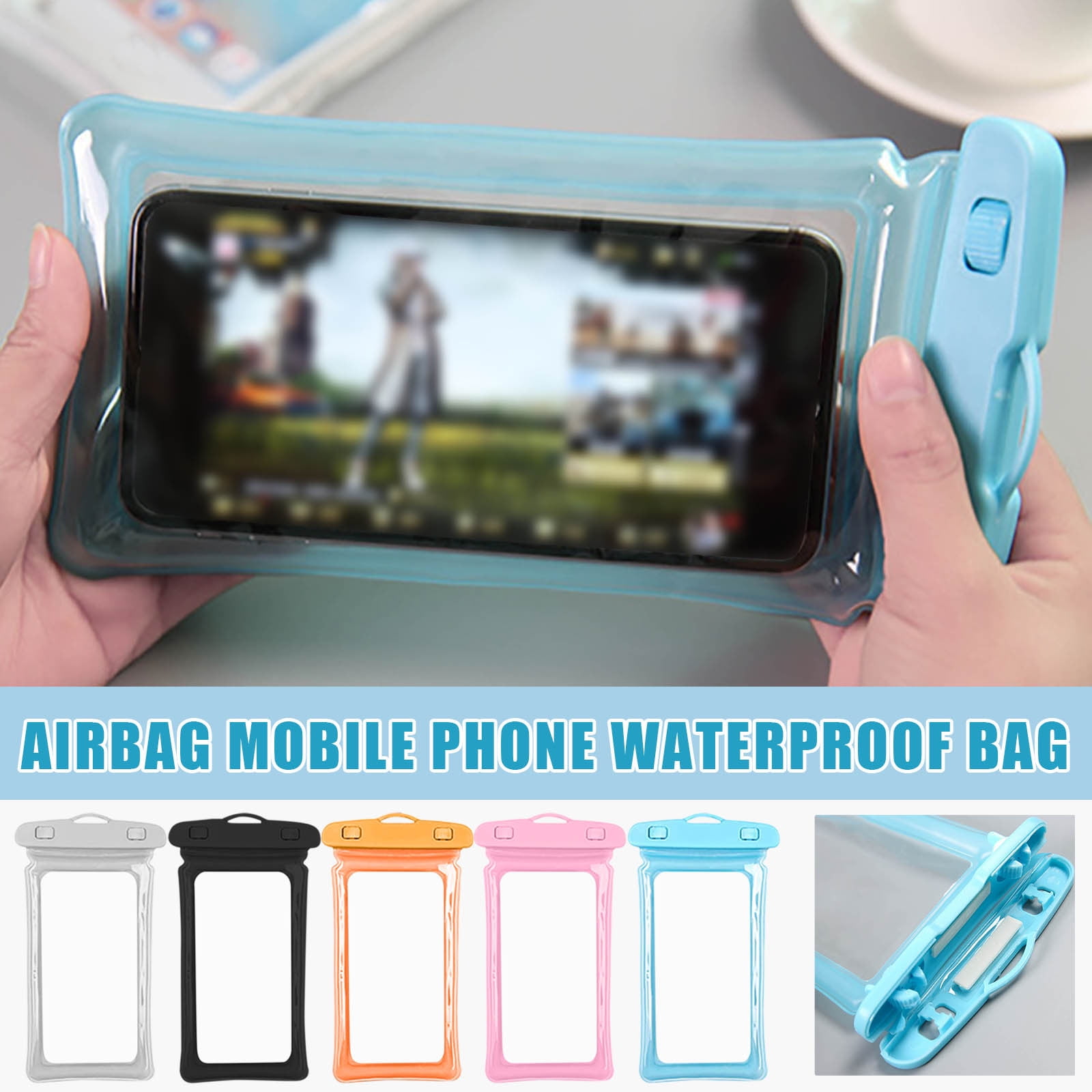 VBXOAE PVC Phone Case for Swimming Beach Clear Screen Document Card ...