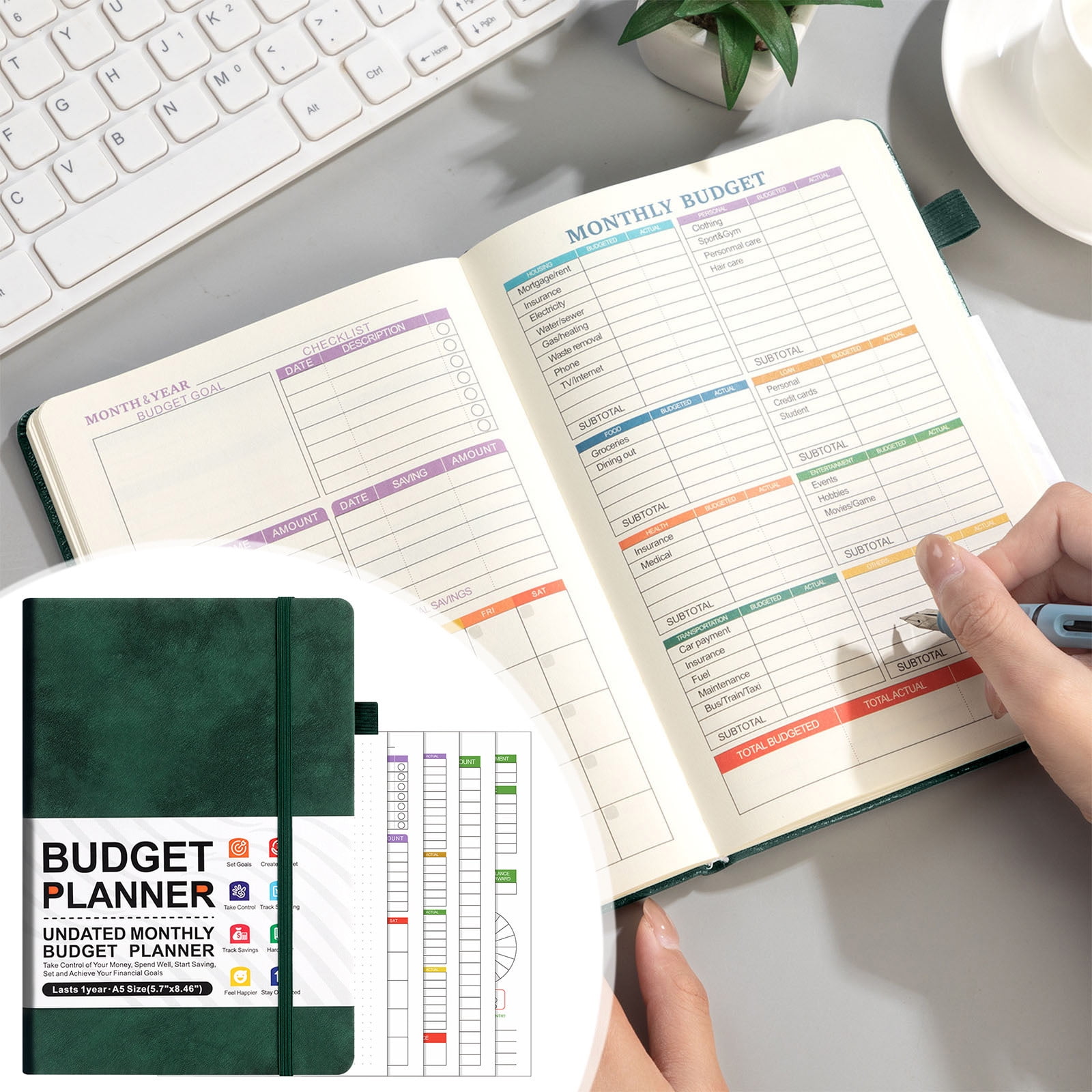 VBXOAE Personalized Address Book with Spacious Layout Alphabetical Tabs ...