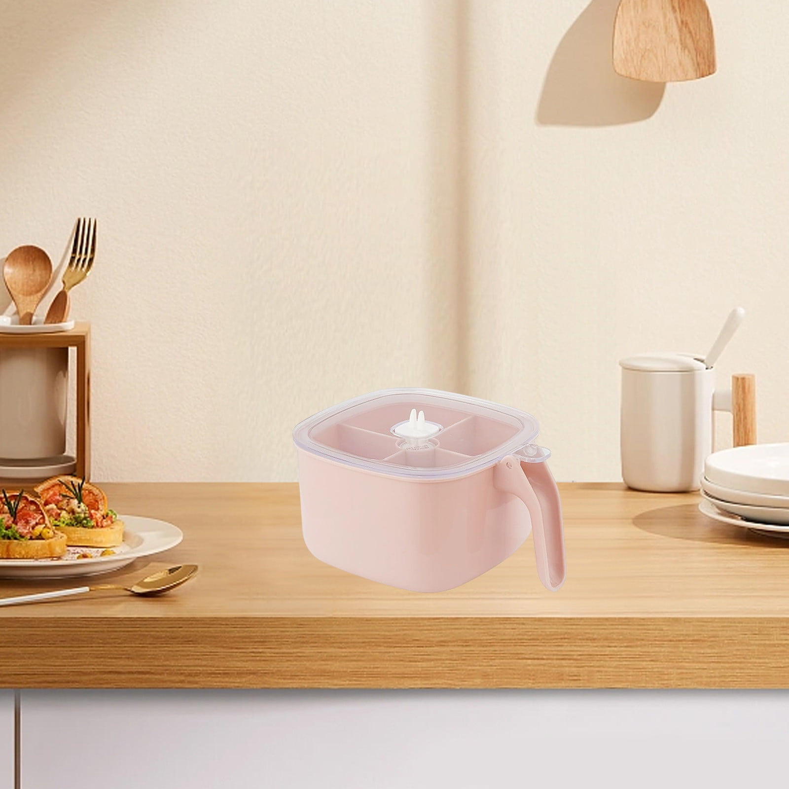 VBXOAE Plastic Seasoning Box Set with Spoon for Kitchen Storage and ...