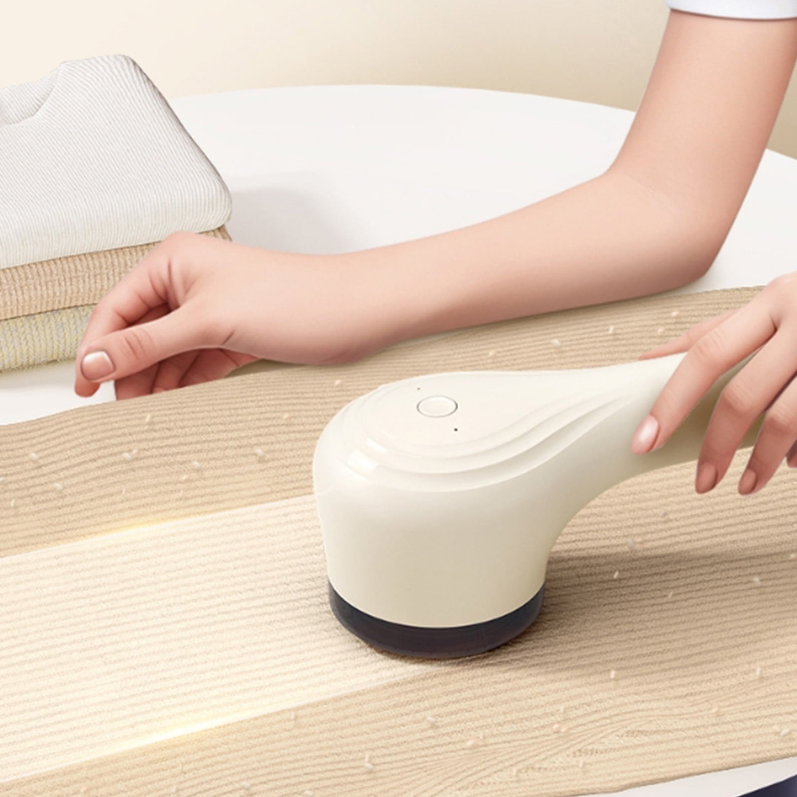 VBXOAE Portable Rechargeable Fabric Shaver and Lint Remover with 6 ...