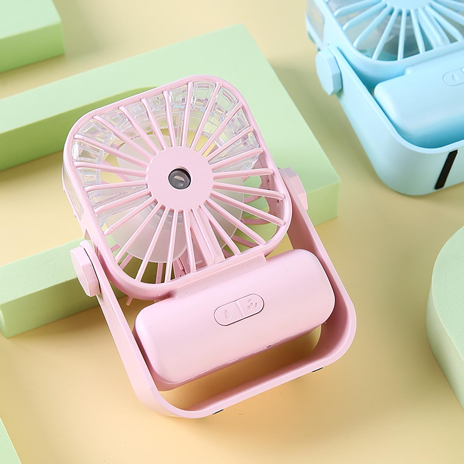 VBXOAE Portable Rechargeable Mini Fan with 2 Speeds,Powerful Airflow up ...