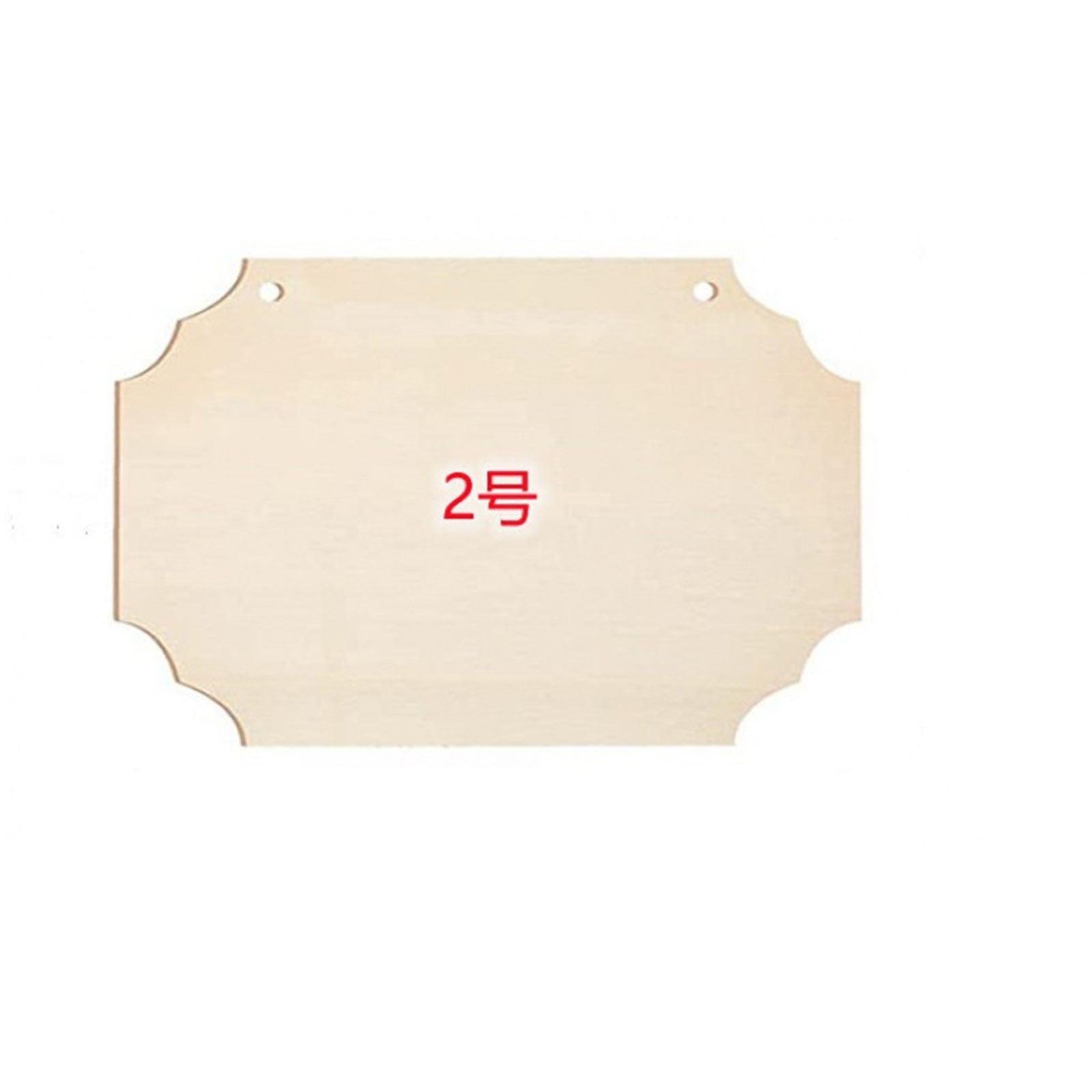 VBXOAE Premium Hanging Wooden Signs with Ropes Versatile Blank Canvas ...