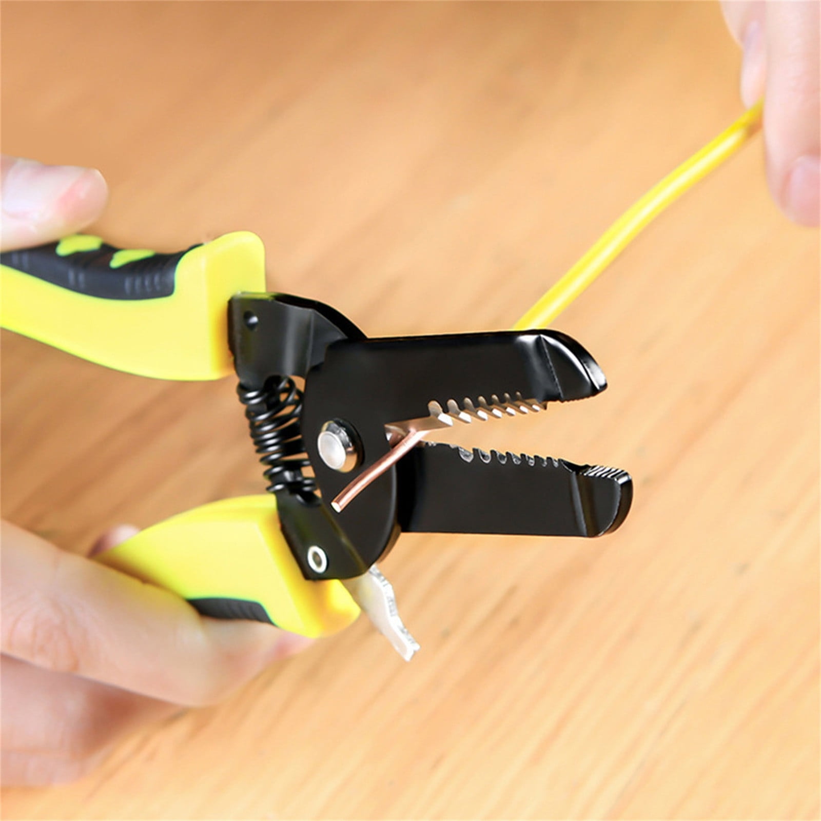 VBXOAE Pro Wire Cable Stripper and Cutter Crimper Pliers for Electrical ...