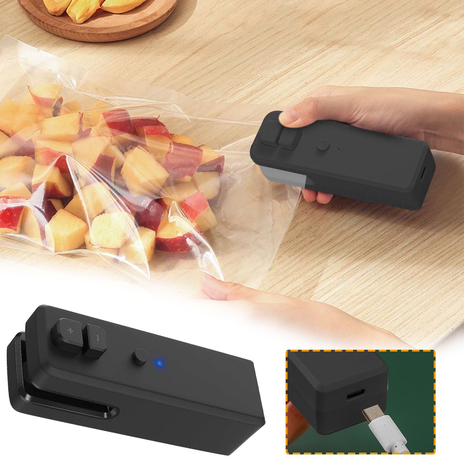 VBXOAE Rechargeable Mini Vacuum Food Sealing Machine-Automatic One ...