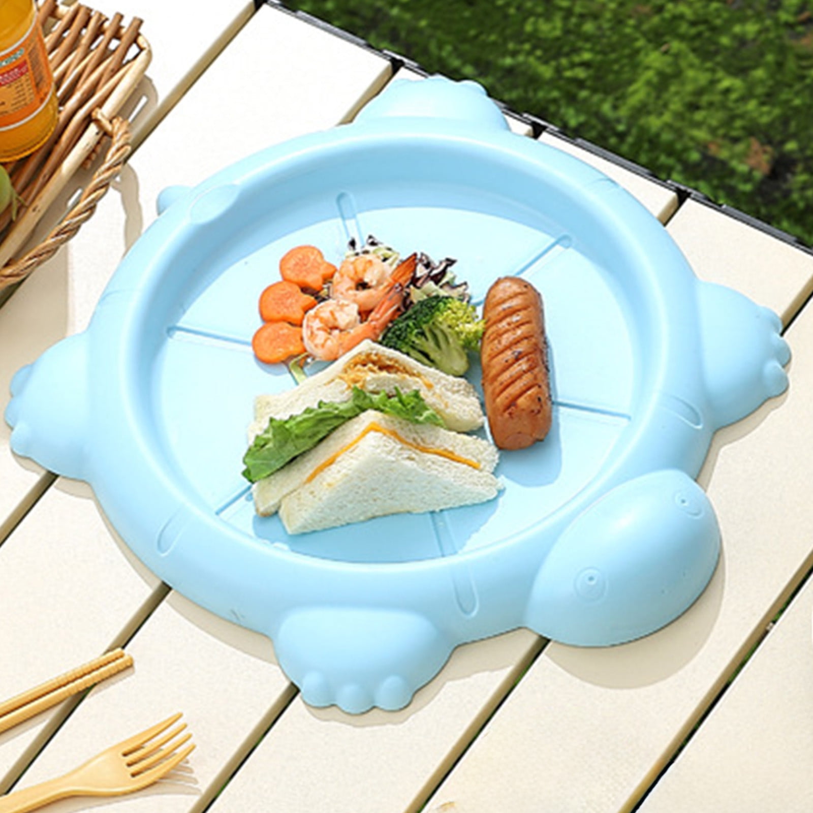 VBXOAE Reusable Divided Plates for Kids and Adults Microwave and ...