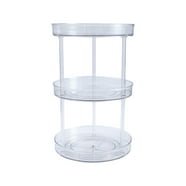 2 Tier Rotating Spice Rack, 10-inch Spinning Spice Organizer, Kitchen ...