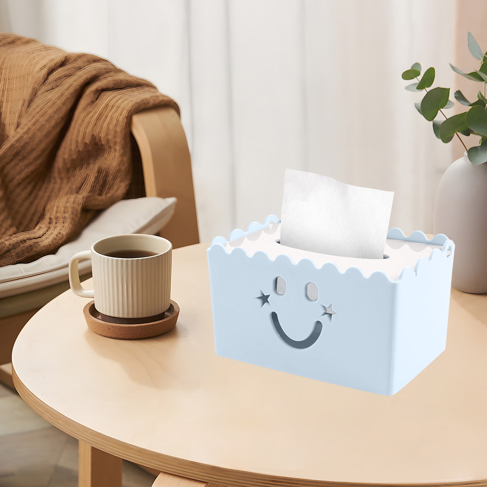 VBXOAE Scandinavian Style Transparent Tissue Drawer Box for Home and ...