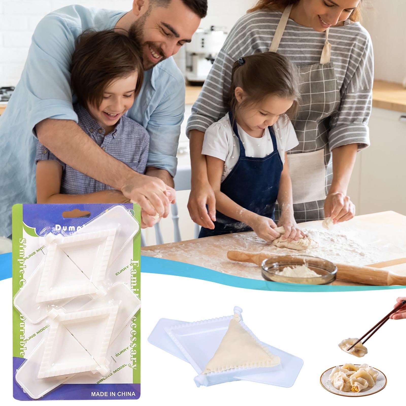 VBXOAE Shaped Dumpling Maker Tool for Easy Homemade Dumplings Stable ...