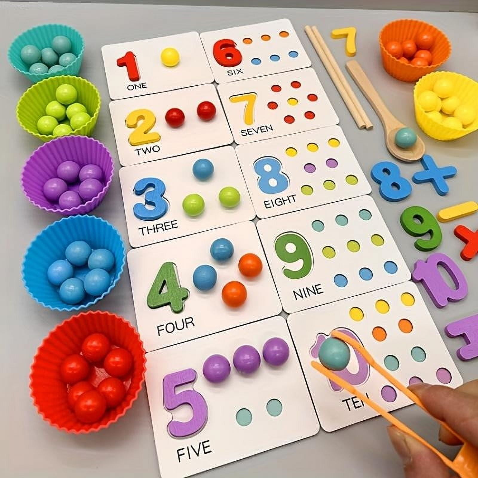 VBXOAE Silicone Bead Math Learning Game for Interactive Educational ...
