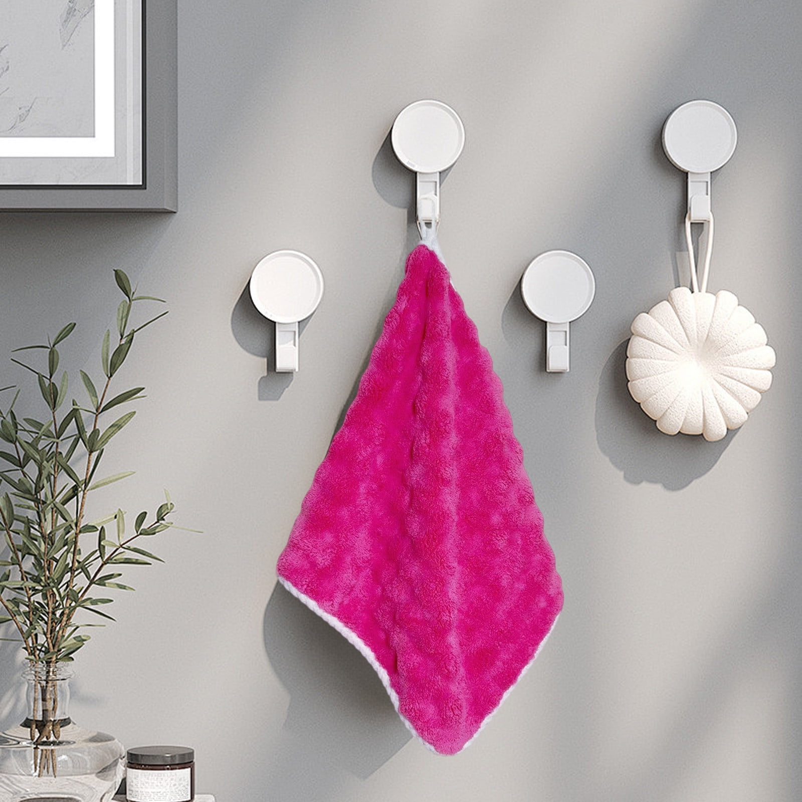 VBXOAE Soft and Absorbent Polyester Face Towel for Adults Skin Friednly ...